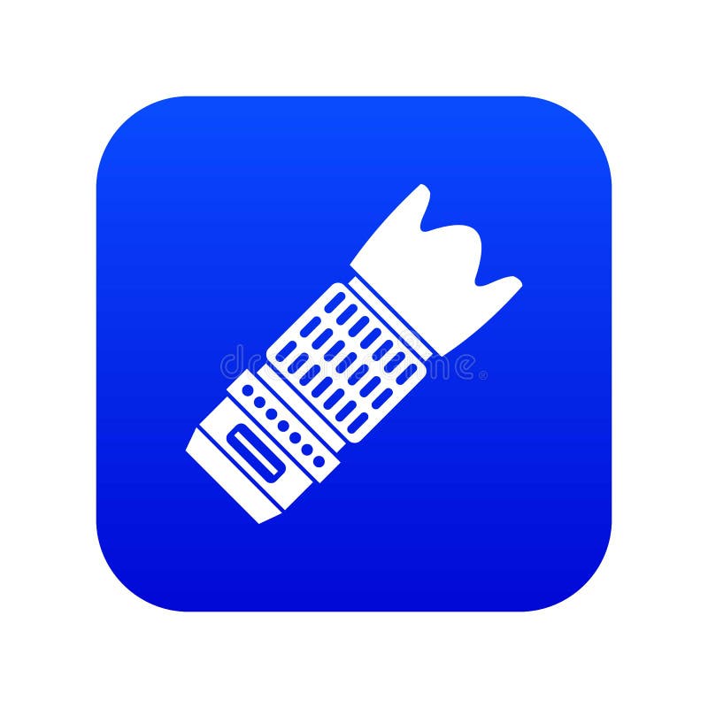 Interchangeable Lens for Camera Icon Digital Blue Stock Vector ...