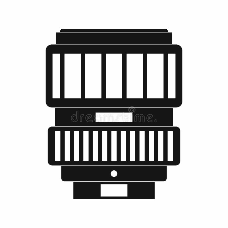 Interchangeable Lens for Camera Icon Cartoon Stock Vector ...