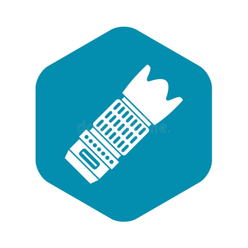 Interchangeable Lens for Camera Icon, Simple Style Stock Vector ...