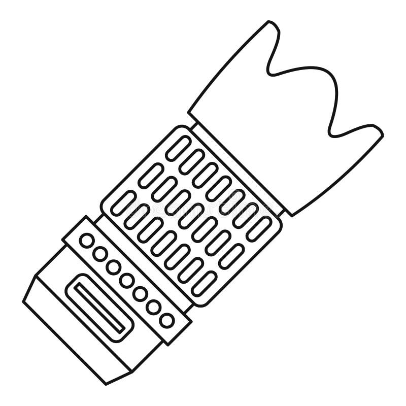 Interchangeable Lens Icon, Outline Style Stock Vector - Illustration of ...