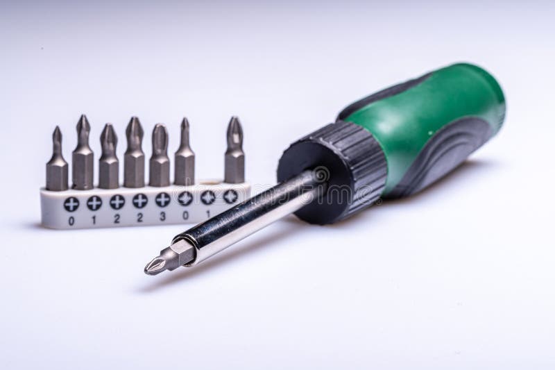 Interchangeable Screwdriver Set with Different Types of Metal Steel ...