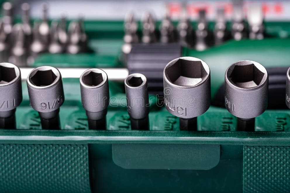 Interchangeable Screwdriver Set with Different Types of Metal Steel ...