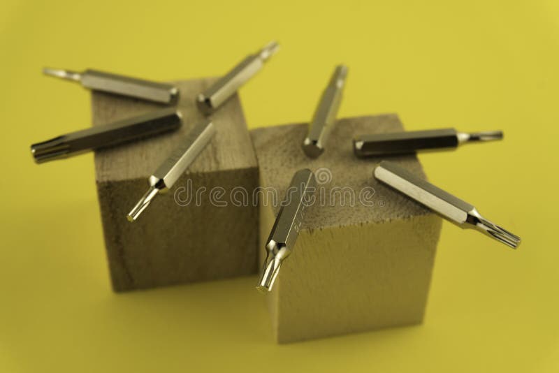 Interchangeable Screwdriver Set with Different Types of Metal Steel ...