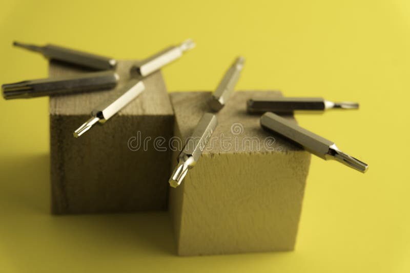 Interchangeable Screwdriver Set with Different Types of Metal Steel ...