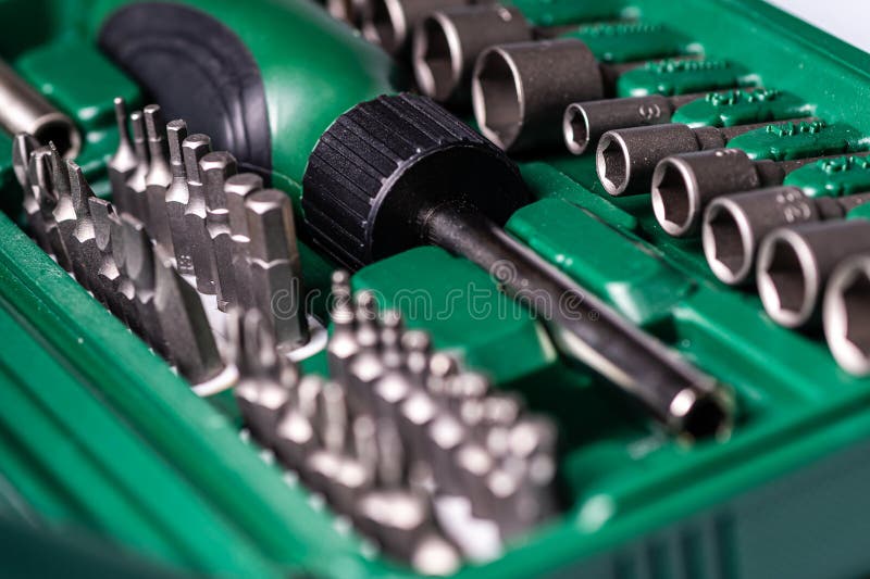 Interchangeable Screwdriver Set with Different Types of Metal Steel ...