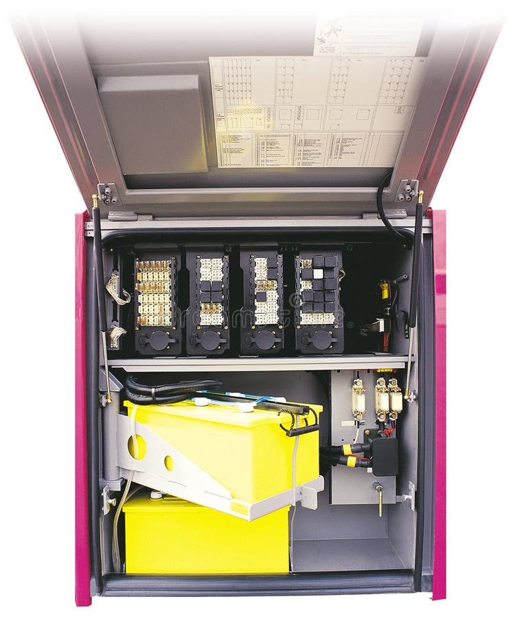 Intercity Bus Compartment with Accumulator Stock Image - Image of ...