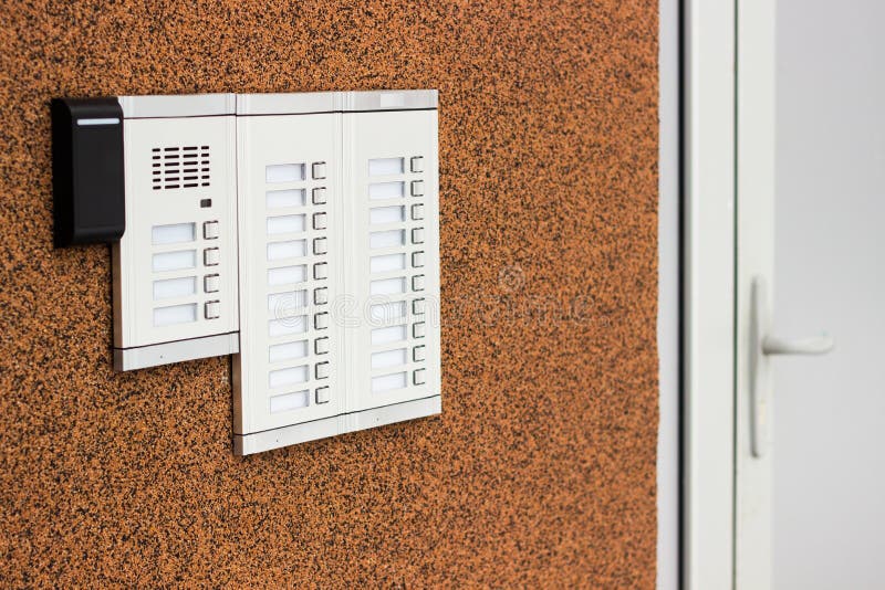 Intercom Building and Security Keypad Stock Photo - Image of ...
