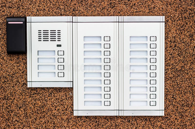 Intercom Building and Security Keypad Stock Photo - Image of control ...