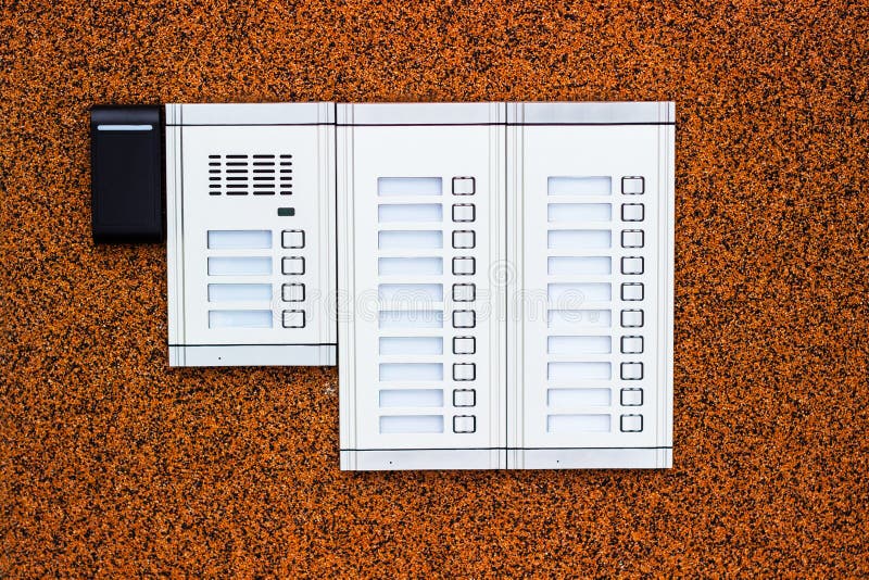 Intercom Building and Security Keypad Stock Photo - Image of entrance ...