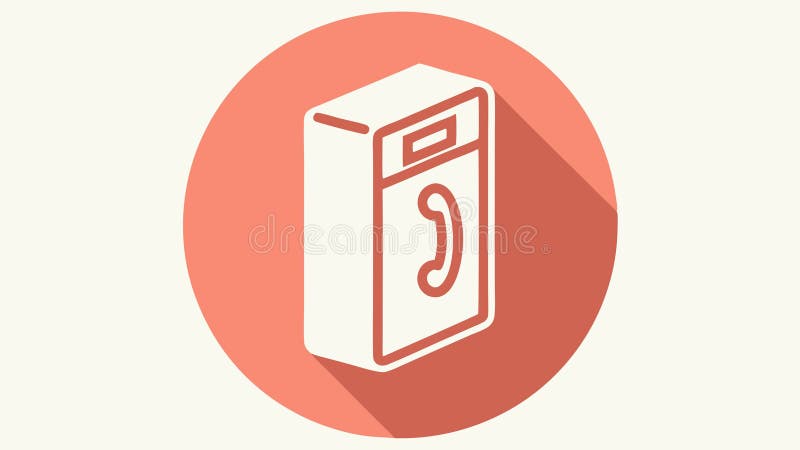 Intercom or Door Phone Icon for Home Security Systems, Vector Design ...