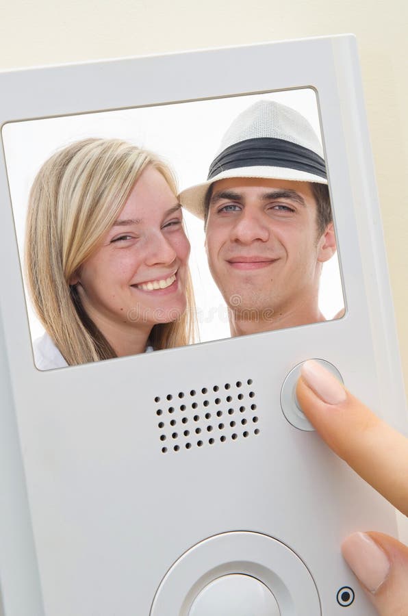 Intercom stock image. Image of buzzer, access, contemporary - 49265949