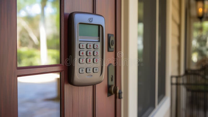 Intercom Garage Door Keypad Stock Illustration - Illustration of technology, visitor: 336141518