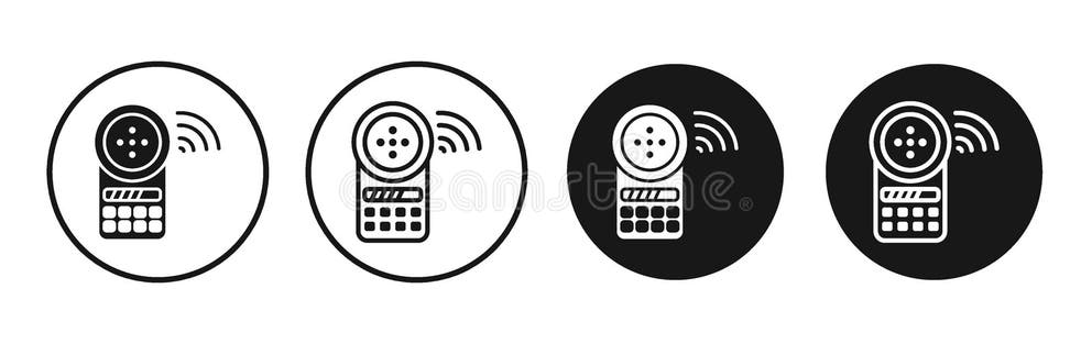 Intercom Icon Vector Set on White Background Stock Vector ...