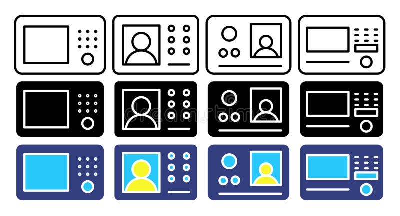 Intercom icon vector stock illustration. Illustration of automation ...