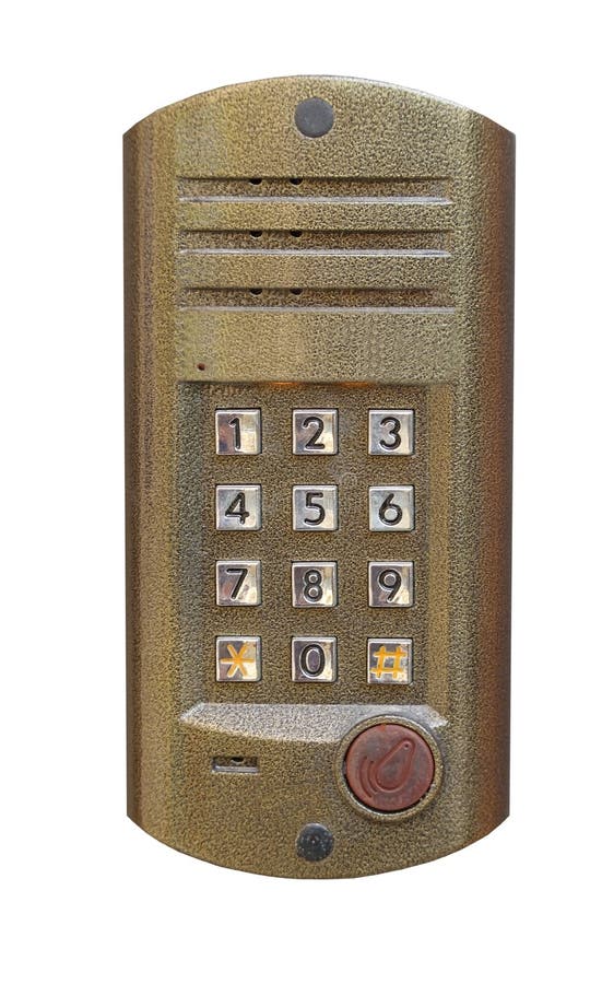 Intercom panel stock image. Image of connection, copy - 11348753