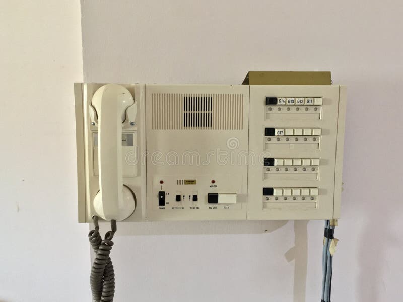 Intercom stock photo. Image of wall, access, public - 279672650