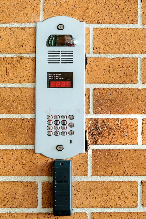 Intercom stock image. Image of intruder, code, button - 39459509