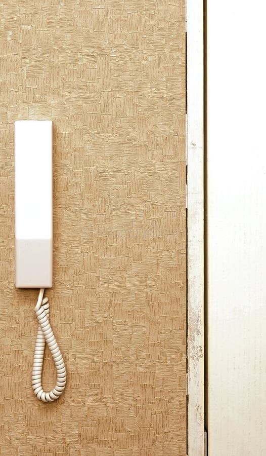 Intercom phone stock image. Image of phone, precaution - 31018515