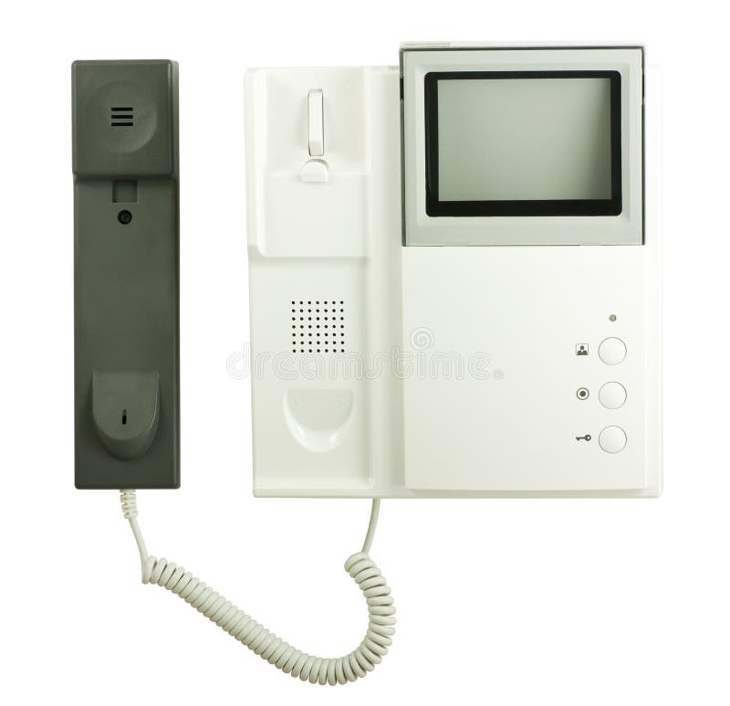 Video Intercom stock image. Image of global, family, call - 14072159