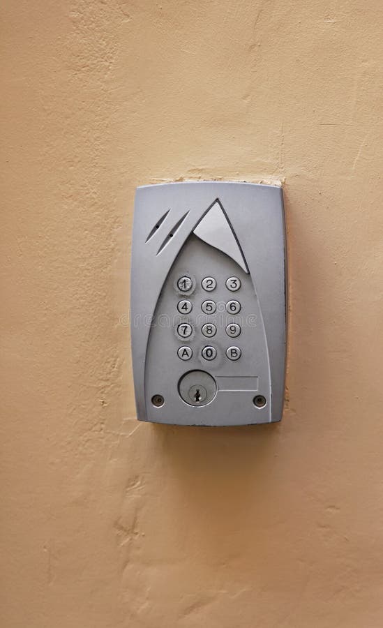 Intercom keypad stock image. Image of speaker, keypad - 30311469