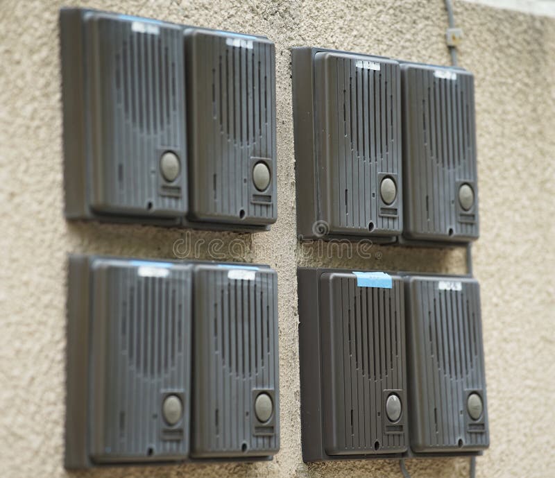 Intercom stock photo. Image of intercom, japan, building - 230168590