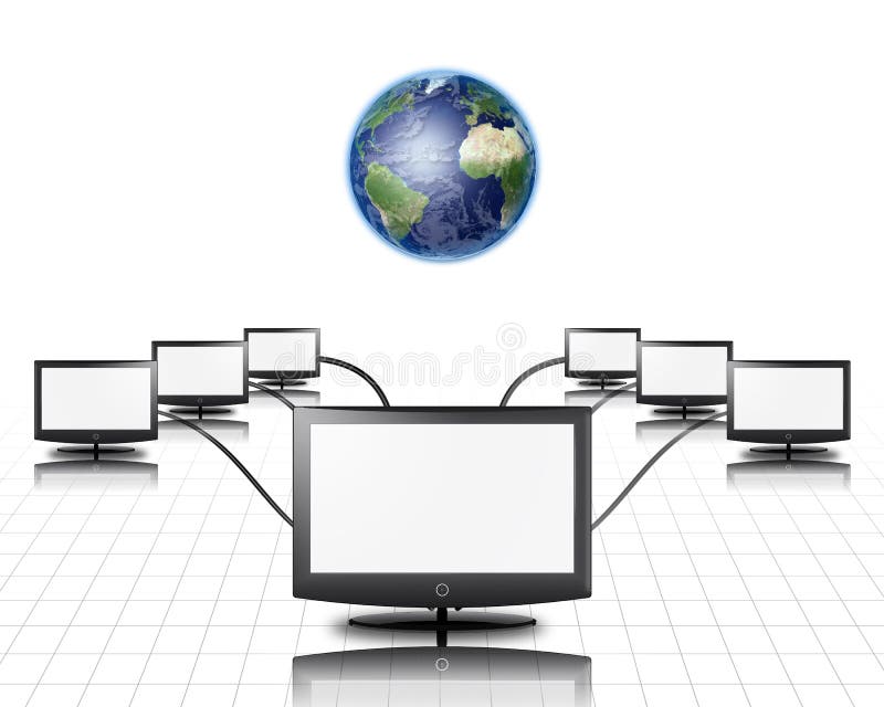 Interconexiones stock de ilustración. Ilustración de global - 46609972