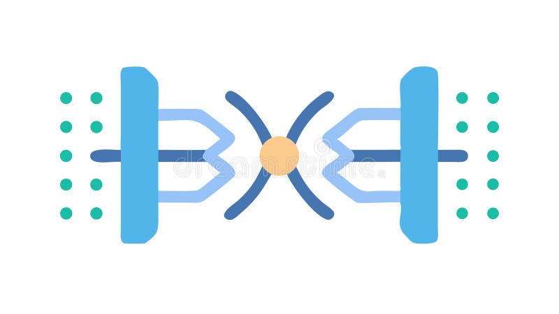 Interconnected Abstract Shapes, Complex System, Data Flow, Vector Design Generative AI Stock ...