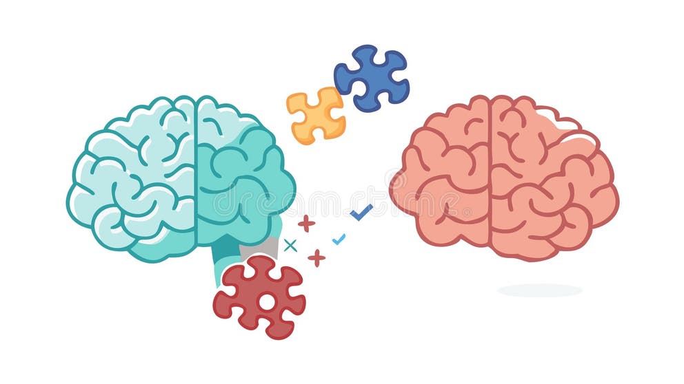 Interconnected Brain Gears Stock Illustrations – 581 Interconnected ...