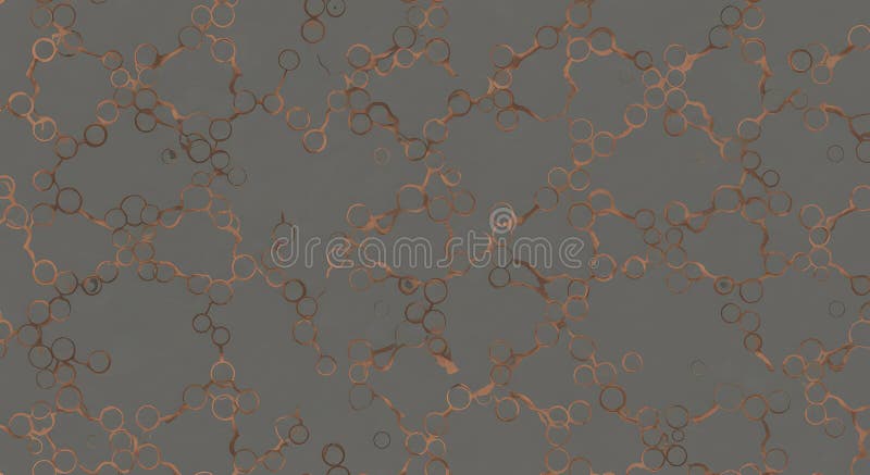 Interconnected Brown Rings of Varying Sizes Form an Organic, Network ...