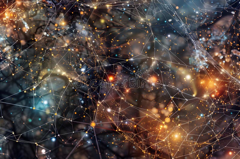 Interconnected Concept, People are Connected To Each Other through ...