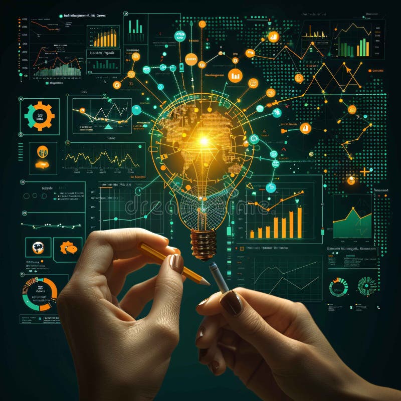 Interconnected Concepts for Business Planning. Stock Illustration ...