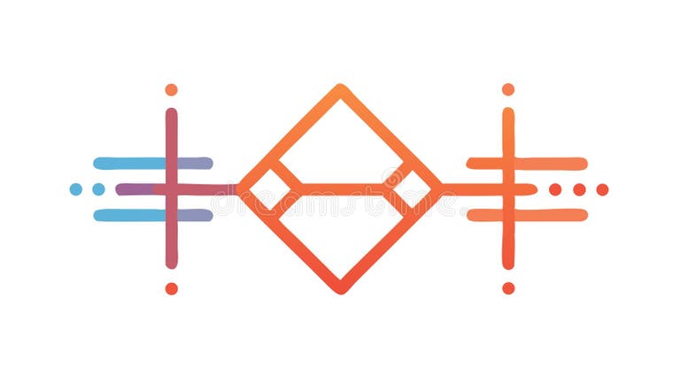 Interconnected Data Points Icon. Network Connection, Vector Design ...