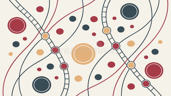 Interconnected Dots Lines, Network Data Flow, Vector Design Generative ...
