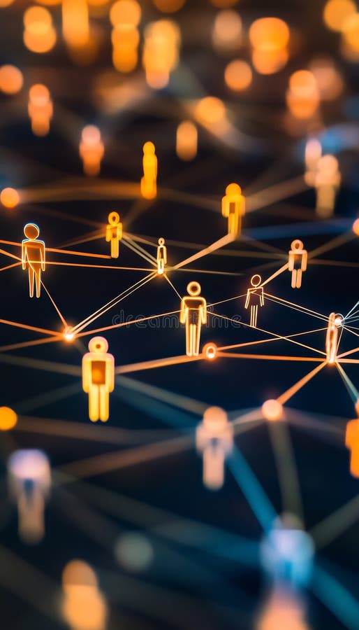 Interconnected Figures Representing Japan S Business Community in a ...