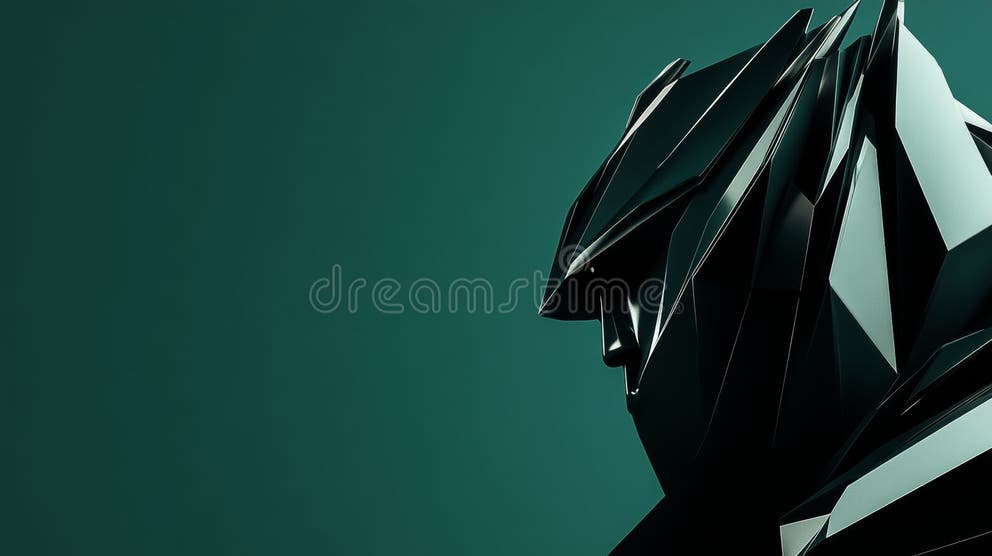 Interconnected Geometric Shapes in an Abstract Plexus. Connection Motif ...