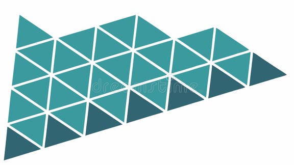 Interconnected Geometric Triangles Pattern, Abstract Design Element ...