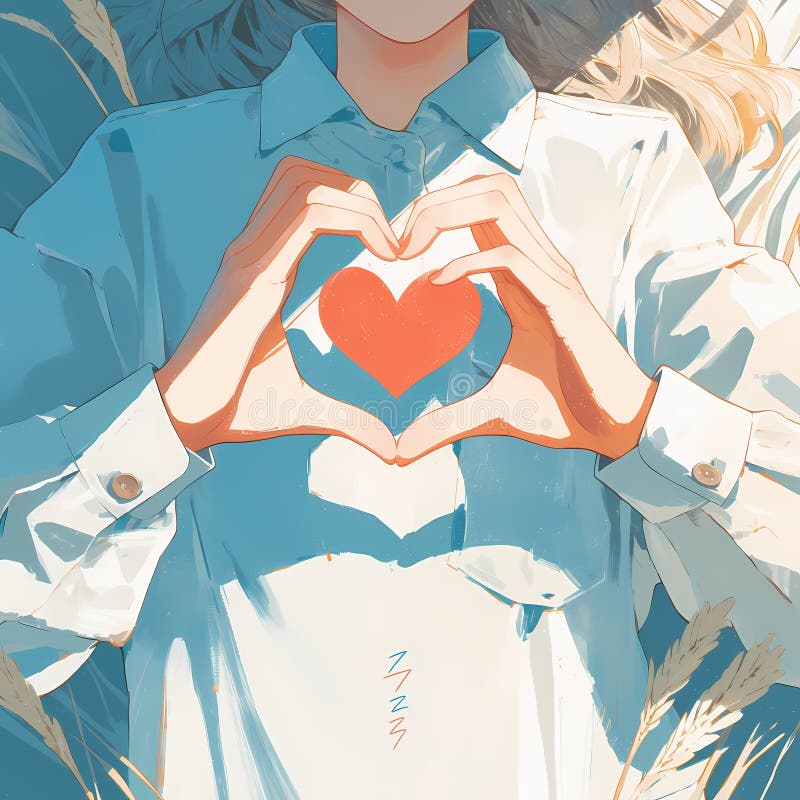 Interconnected Hands Form a Heart, Symbolizing Love and Connection ...