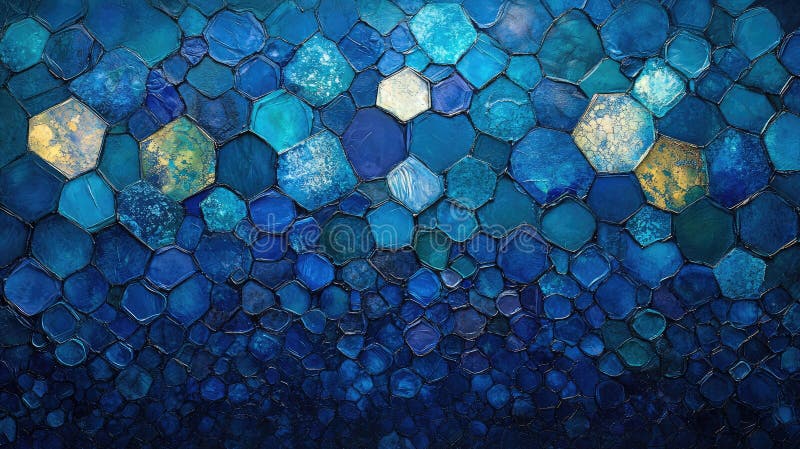 Interconnected Hexagons Form Dynamic and Modern Abstract Design in ...