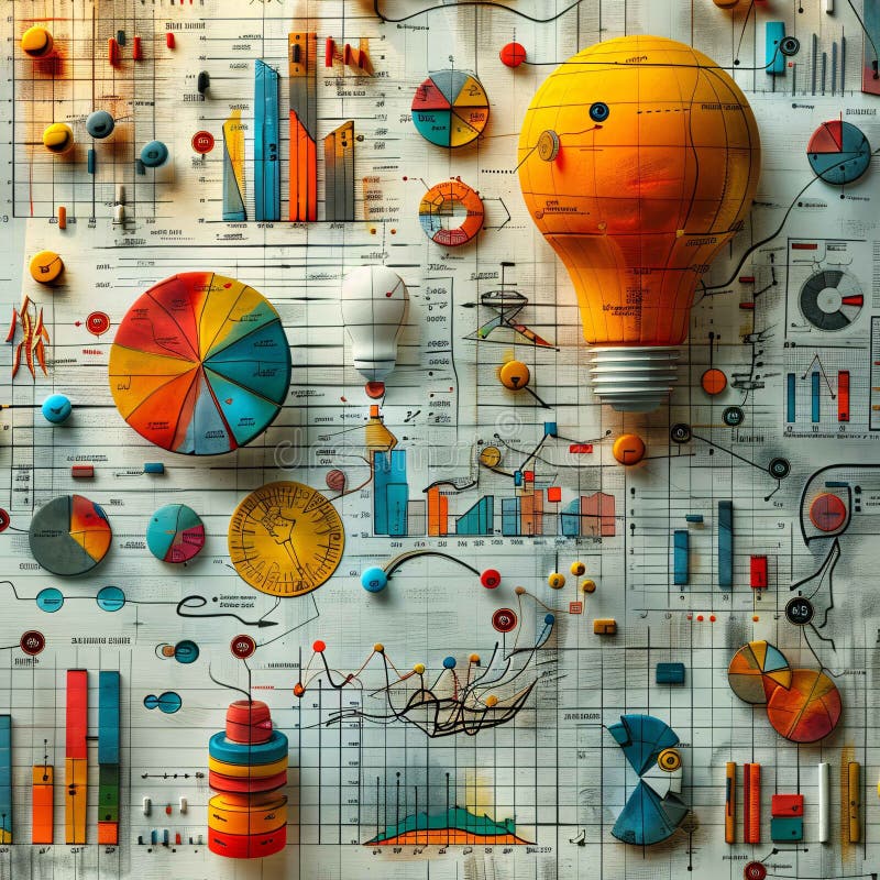 Interconnected Ideas in Business Planning. Stock Illustration ...