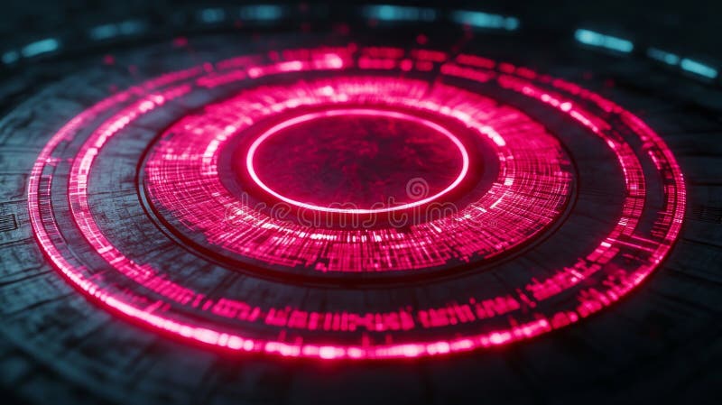 Interconnected Lines and Symbols Form a Network that Represents Digital ...