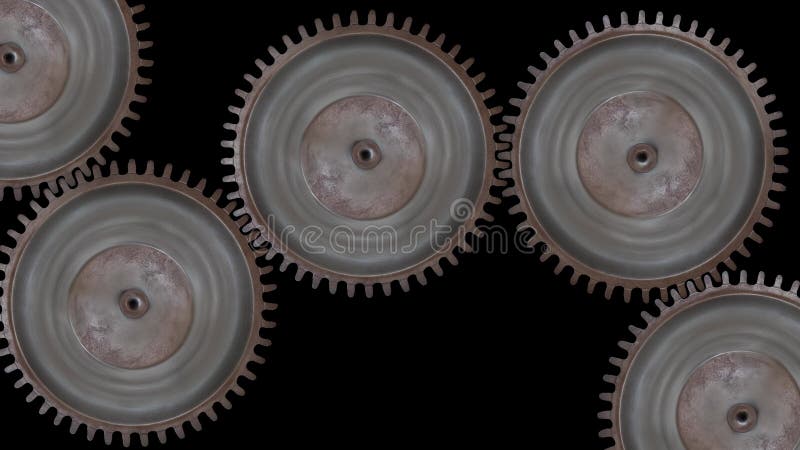 Interconnected moving cogs stock footage. Video of motion - 326405286