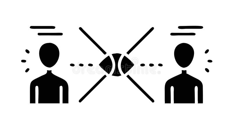 Interconnected Minds Thought Network Flat Vector Icon, Vector Design ...