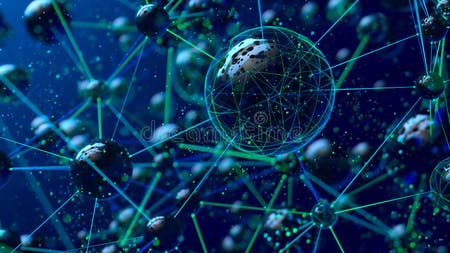 Interconnected Molecular Network: a Digital Visualization of Atoms and ...