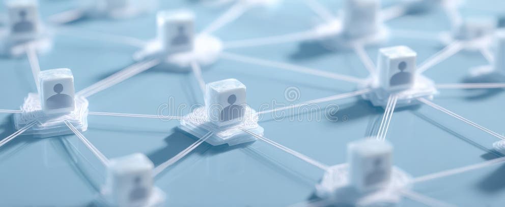 The Interconnected Network of Digital Profiles and Connections Forming ...
