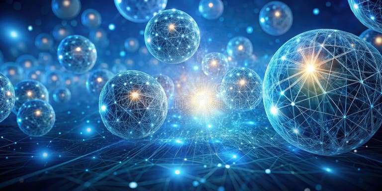 Interconnected Network of Illuminated Spheres in a Digital Universe ...