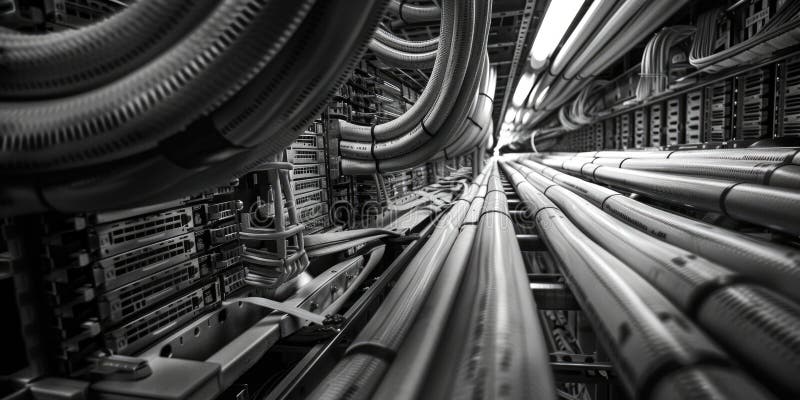 An Interconnected Network of Pipes. Suitable for Industrial Concepts ...
