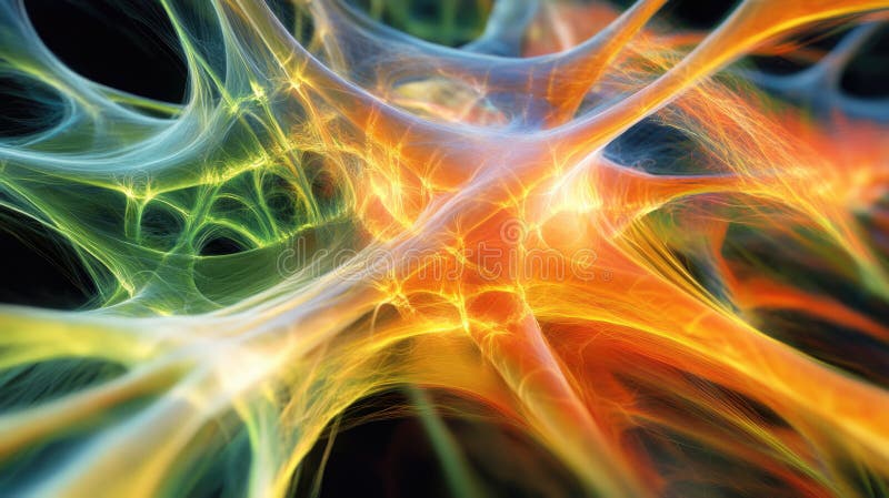 Interconnected Nodes Highlight the Essence of AI and Digital Networks ...