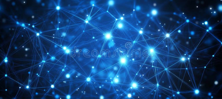 Interconnected Nodes and Lines in a Network for Data Transmission and ...