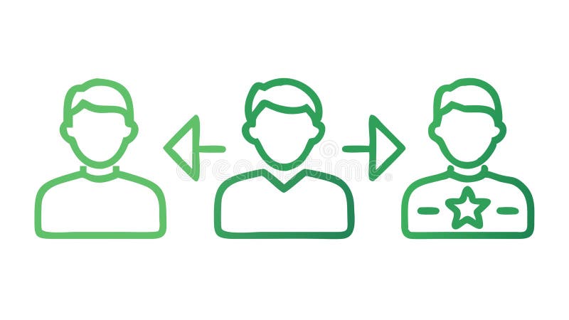 Interconnected People Network, Community Star, Vector Design Generative ...