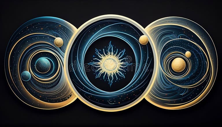 Interconnected Planetary Orbits: a Visual Representation of the Cosmic Dance, Made with ...